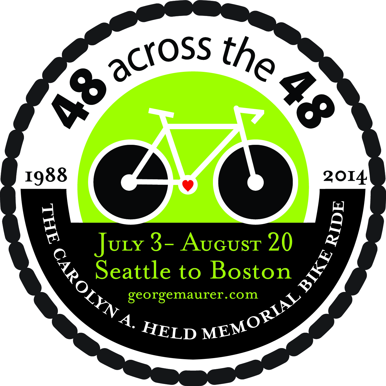 48 Across the 48: The Carolyn A. Held Memorial Bike Ride – George Maurer